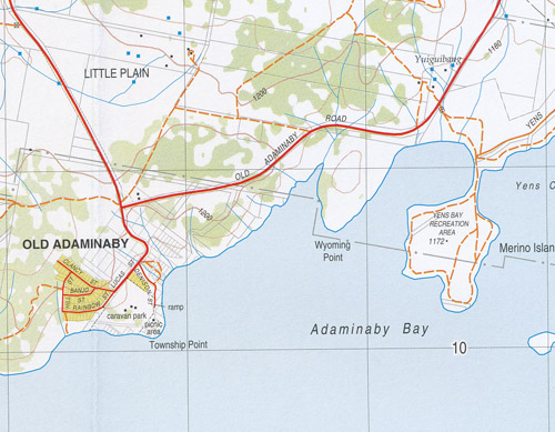 Old Adaminaby 1-25,000 NSW Topographic Map - Maps, Books & Travel Guides