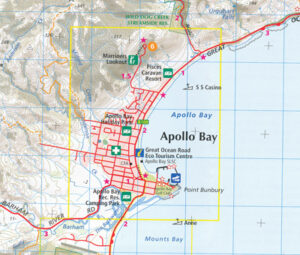 Otways Central Walks Map Spatial Vision FLAT - Maps, Books & Travel Guides