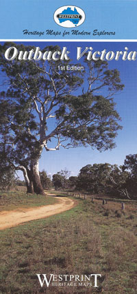 Outback Victoria Map Westprint - Maps, Books & Travel Guides