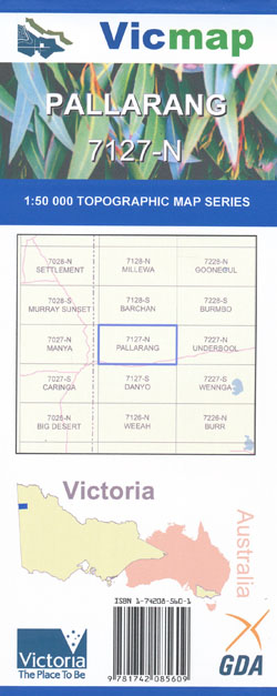 Pallarang 1-50,000 Vicmap - Maps, Books & Travel Guides