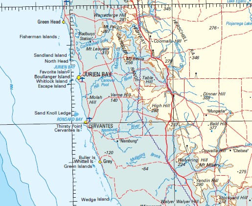 Perth 1-1,000,000 Topographic Map Geoscience Australia - Maps, Books ...