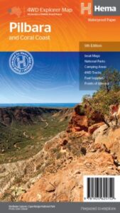 Pilbara and the Coral Coast Map Hema Ed 9 - Maps, Books & Travel Guides