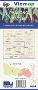 Pyalong 1-50,000 Vicmap - Maps, Books & Travel Guides