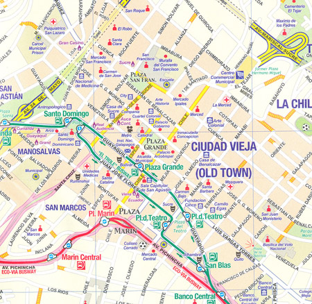 Quito and Ecuador North Map ITMB - Maps, Books & Travel Guides