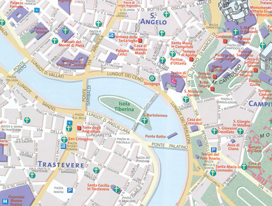 Rome Map National Geographic - Maps, Books & Travel Guides