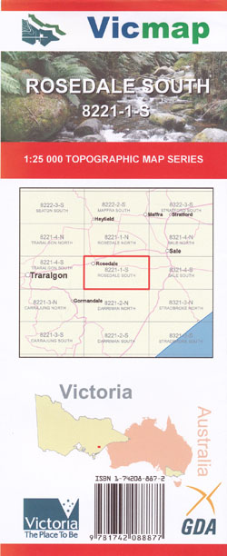 Rosedale South 1-25,000 Vicmap - Maps, Books & Travel Guides