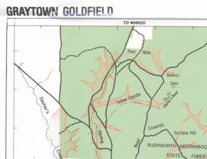 Rushworth Whroo Gold Relics Map Doug Stone - Maps, Books & Travel Guides