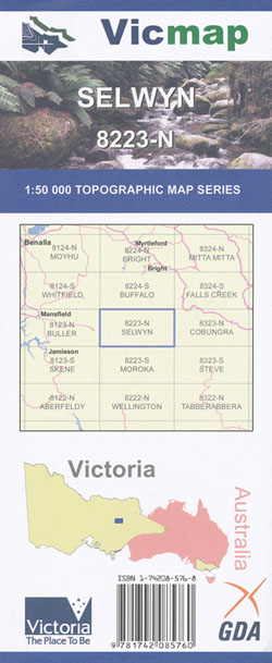 Howitt Selwyn 1-50,000 Vicmap - Maps, Books & Travel Guides