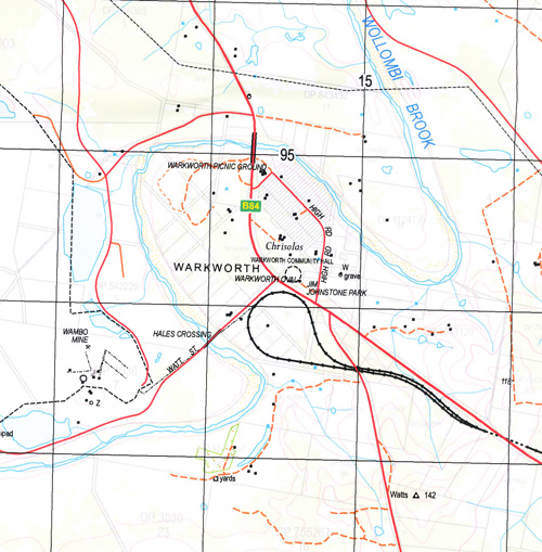 Singleton 1-25,000 NSW Topographic Map - Maps, Books & Travel Guides