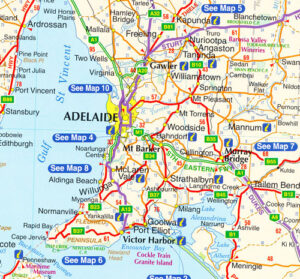 South Australia Map RACV - Maps, Books & Travel Guides