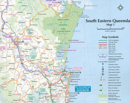 South Eastern Queensland Map 431 Edition 8 UBD Gregorys - Maps, Books ...