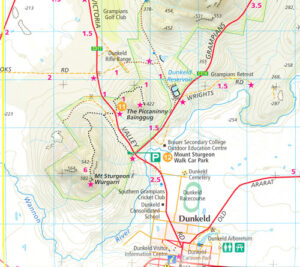 Southern Grampians Outdoor Map Spatial Vision FLAT - Maps, Books ...