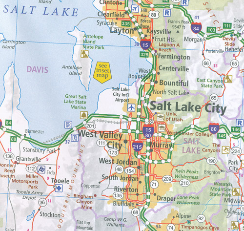 USA Southwest Map 6 Hallwag - Maps, Books & Travel Guides