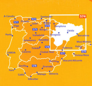 Spain Northeast Catalonia Aragon Map 574 Michelin - Maps, Books ...