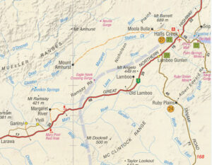 Tanami Road Map Westprint - Maps, Books & Travel Guides