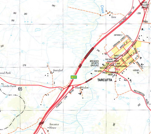 Tarcutta 1-25,000 NSW Topographic Map - Maps, Books & Travel Guides