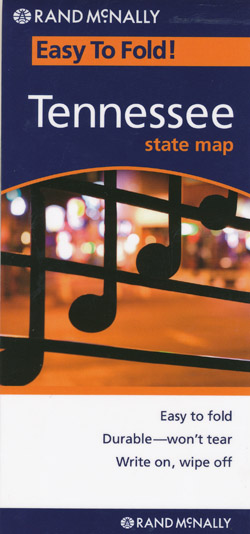 State Maps Rand McNally Easy To Fold: Alabama State Laminated Map By ...