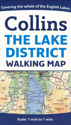 The Lake District Walking Map Collins - Maps, Books & Travel Guides