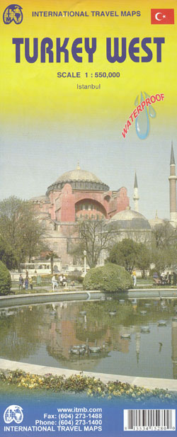 Turkey West Map ITMB - Maps, Books & Travel Guides Turkey West Map ITMB - Maps, Books & Travel Guides