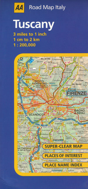 Tuscany Map AA - Maps, Books & Travel Guides