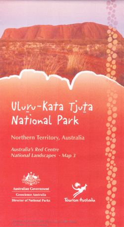 Uluru Kata Tjuta National Park Map Geoscience Australia - Maps, Books ...