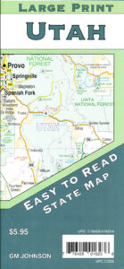 Utah Map GM Johnson - Maps, Books & Travel Guides