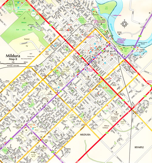 Victoria State Map 319 UBD Gregorys - Maps, Books & Travel Guides