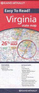 Virginia State Map Rand McNally - Maps, Books & Travel Guides