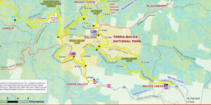 Walking the Grand Strzelecki Track 6 Map Pack - Maps, Books & Travel Guides