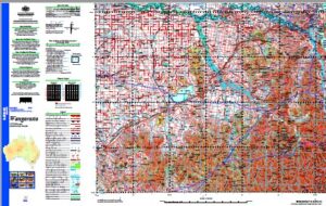 Wangaratta 1-250,000 Topographic Map - Maps, Books & Travel Guides