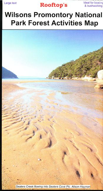 Wilsons Prom National Park Map Rooftop - Maps, Books & Travel Guides