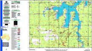 Barlee 1-250,000 Topographic Map GA - Maps, Books & Travel Guides