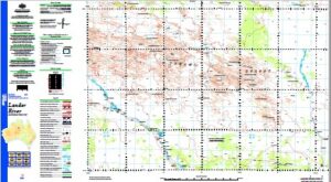 Lander River 1-250,000 Topographic Map - Maps, Books & Travel Guides