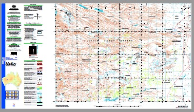 Madley 1-250,000 Topographic Map - Maps, Books & Travel Guides