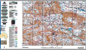 Mount Bruce 1-250,000 Topographic Map - Maps, Books & Travel Guides
