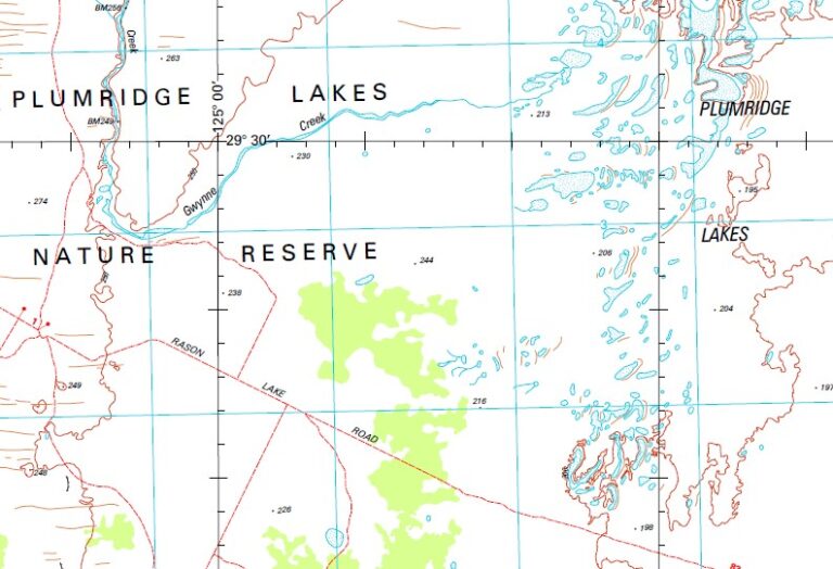 Plumridge 1-250,000 Topographic Map - Maps, Books & Travel Guides