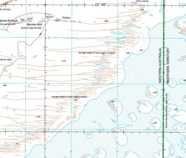 Webb 1-250,000 Topographic Map - Maps, Books & Travel Guides
