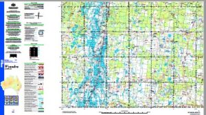 Wyandra 1-250,000 Topographic Map - Maps, Books & Travel Guides