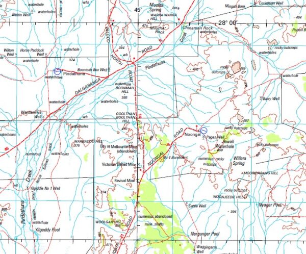 Yalgoo 1-250,000 Topographic Map - Maps, Books & Travel Guides