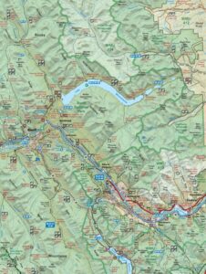 Banff Canmore Topo Backroads Bookmaps - Maps, Books & Travel Guides
