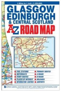 Central Scotland Road Map A-Z - Maps, Books & Travel Guides