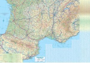 France Railway and Road Map ITMB - Maps, Books & Travel Guides
