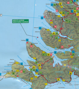 Iceland Map Freytag and Berndt Laminated - Maps, Books & Travel Guides