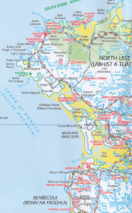 Outer Hebrides Map Philips - Maps, Books & Travel Guides