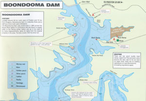 Central Queensland Dams Fishing Map 31 AFN - Maps, Books & Travel Guides
