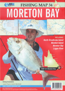 Moreton Bay Fishing Map 34 AFN - Maps, Books & Travel Guides