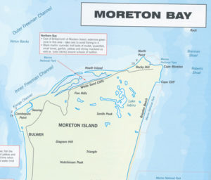 Moreton Bay Fishing Map 34 AFN - Maps, Books & Travel Guides