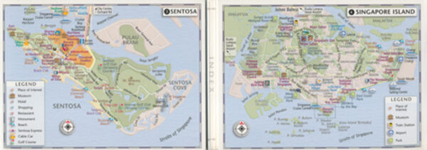 Singapore Popout Map - Maps, Books & Travel Guides