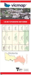APSLEY NORTH 1-25,000 Vicmap Topographic 7124-3-N - Maps, Books ...