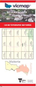 BEULAH NORTH 1-25,000 Vicmap Topographic 7326-2-N - Maps, Books ...